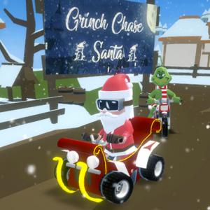 Grinch Chase Santa – Ride your ATV to escape from Grinch
