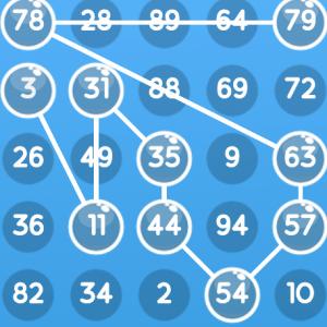 Number! – Connect numbers in order without crossing lines
